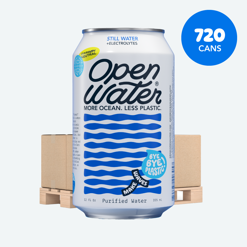 Open Water | Canned Water Mini Pallet (60 Cases)