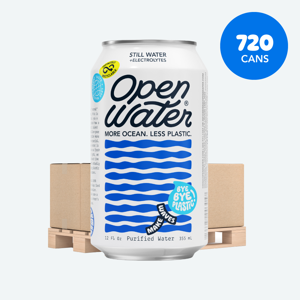 Open Water | Canned Water Mini Pallet (60 Cases)