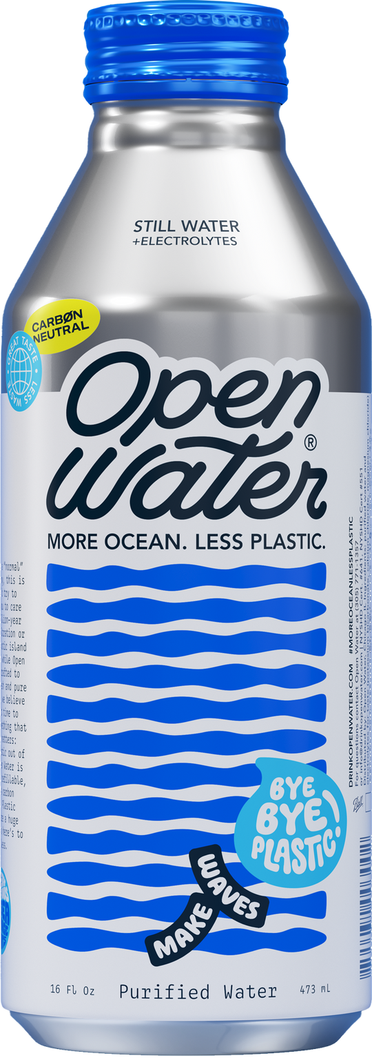 Open Water | Canned water for clean oceans