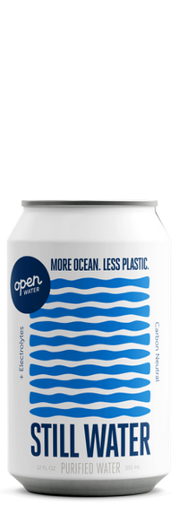 Open Water | Canned water for clean oceans
