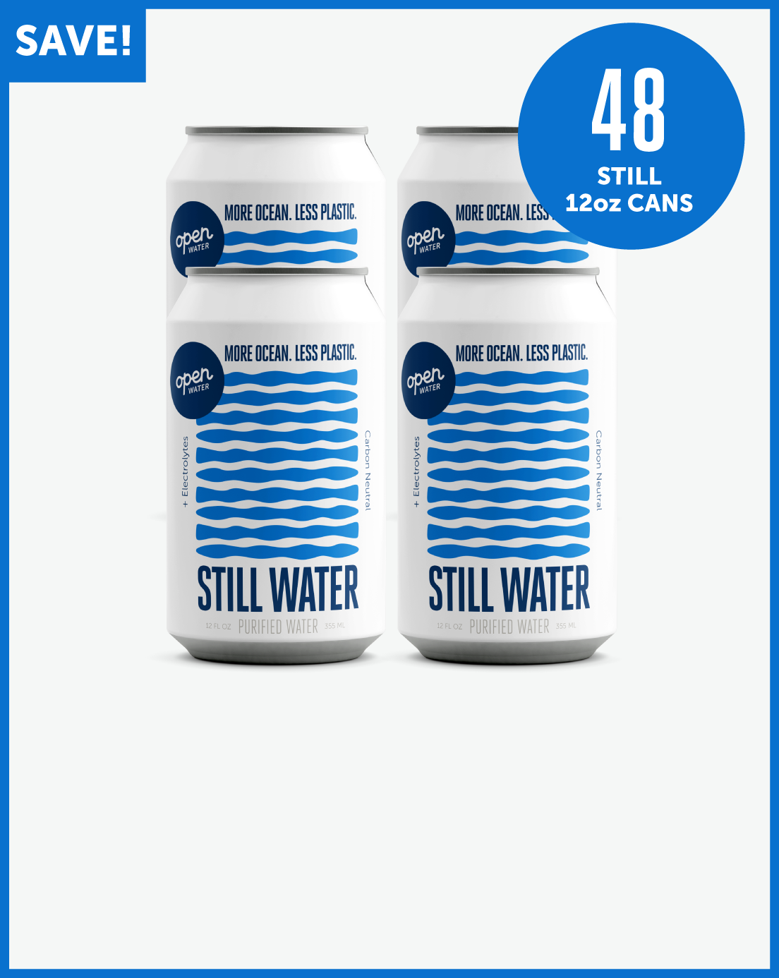 Open Water | Canned Water with Electrolytes